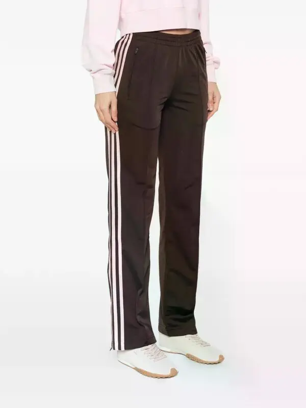 Adidas Logo-embroidered Trousers - Brown