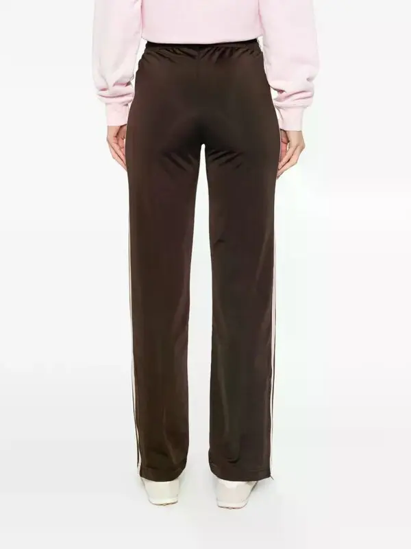 Adidas Logo-embroidered Trousers - Brown