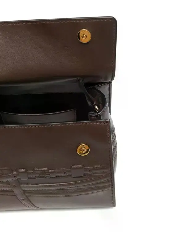 Moschino Debossed Tote Bag