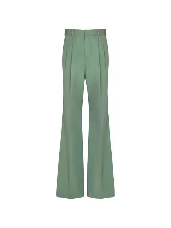 Balmain Pleated Trousers - Green