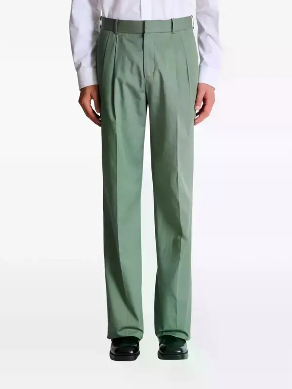 Balmain Pleated Trousers - Green