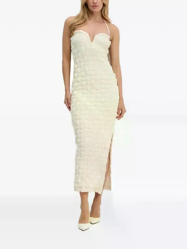Nanushka Textured Halterneck Dress