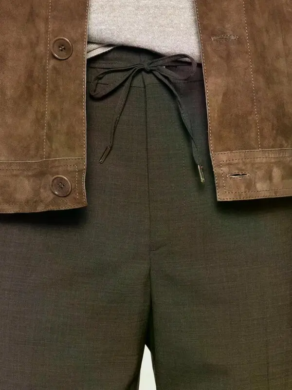 BRIGLIA 1949 Covents Drawstring Trousers - Brown