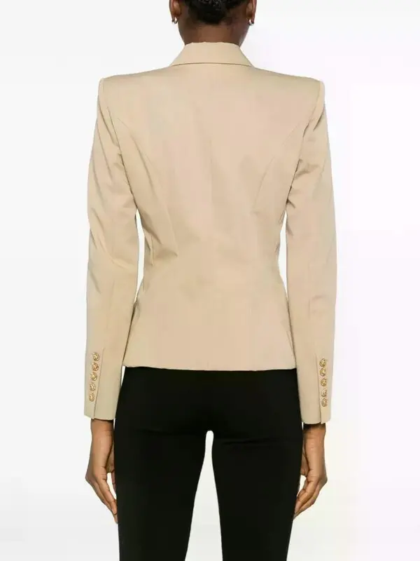 Balmain Double-breasted Buttoned Blazer - Neutrals