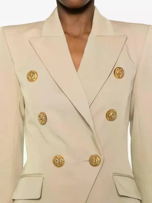 Balmain Double-breasted Buttoned Blazer - Neutrals