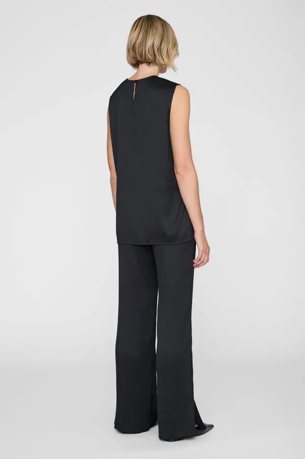 ANINE BING Malia Sleeveless Top - Black