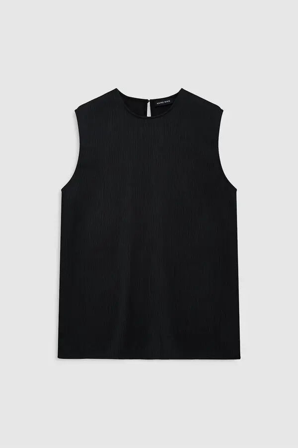ANINE BING Malia Sleeveless Top - Black