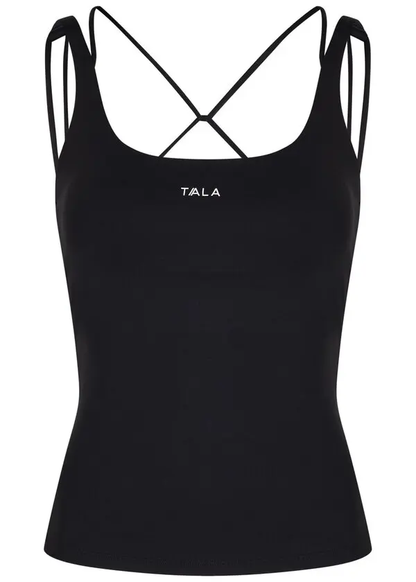 TALA Skinluxe Multi Strap Stretch-jersey Tank Top - Black