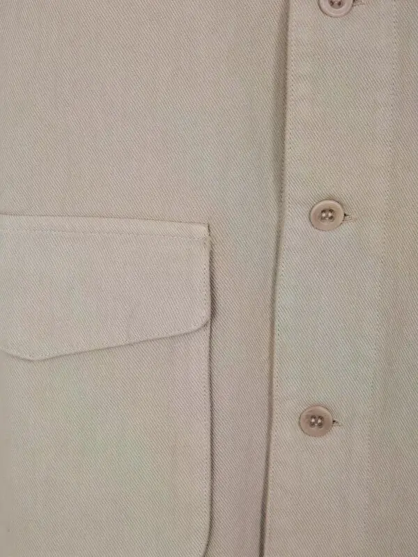 Labo.art Flap-pocket Cotton Jacket - Neutrals
