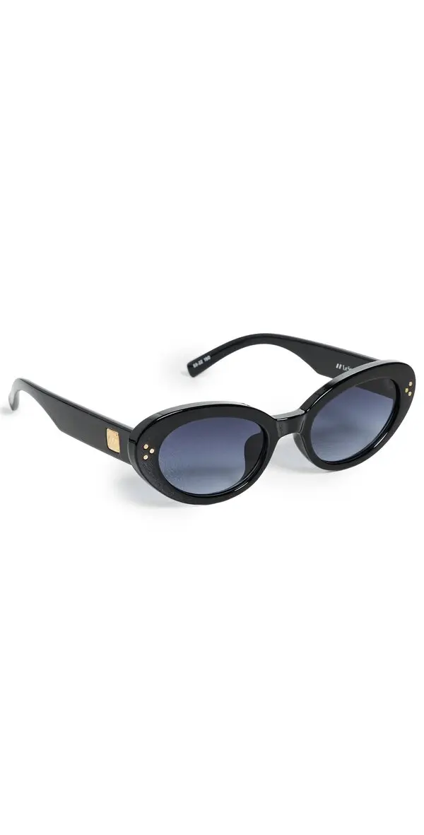 Le Specs Tootsie + Sunglasses - Black