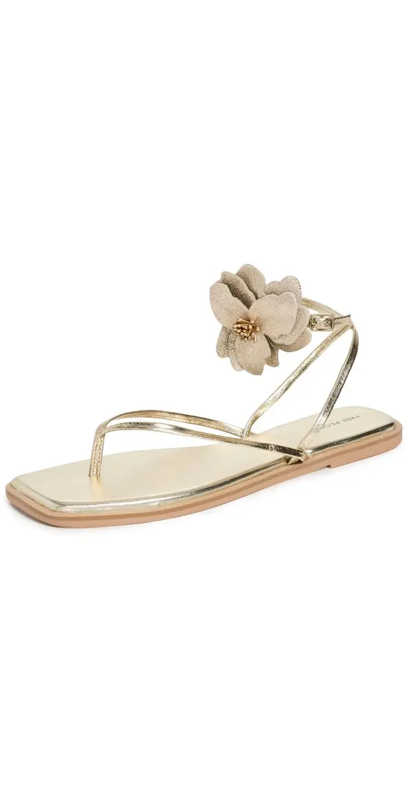 Free People Mismatch Magnolia Sandals - Gold