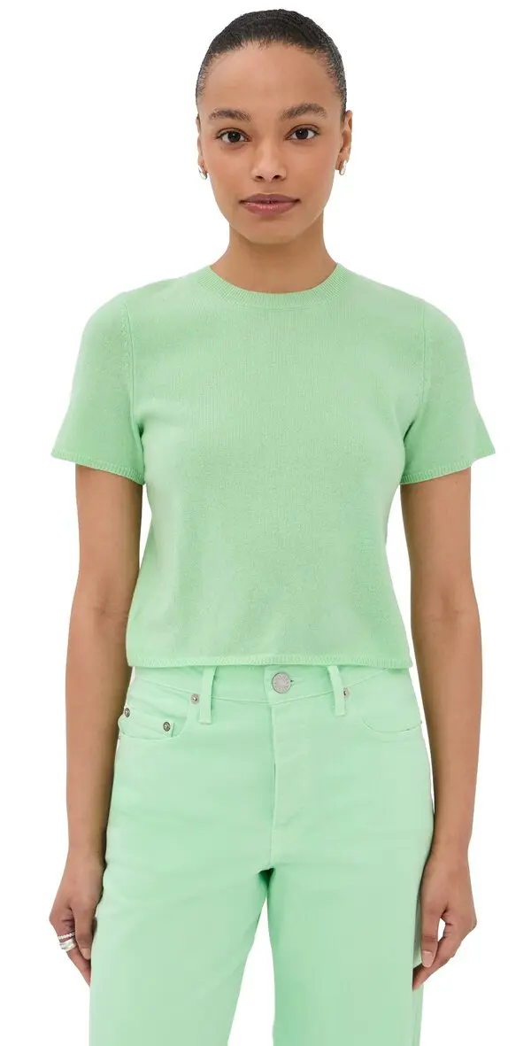 Sablyn Relaxed Cashmere Crew Neck Tee