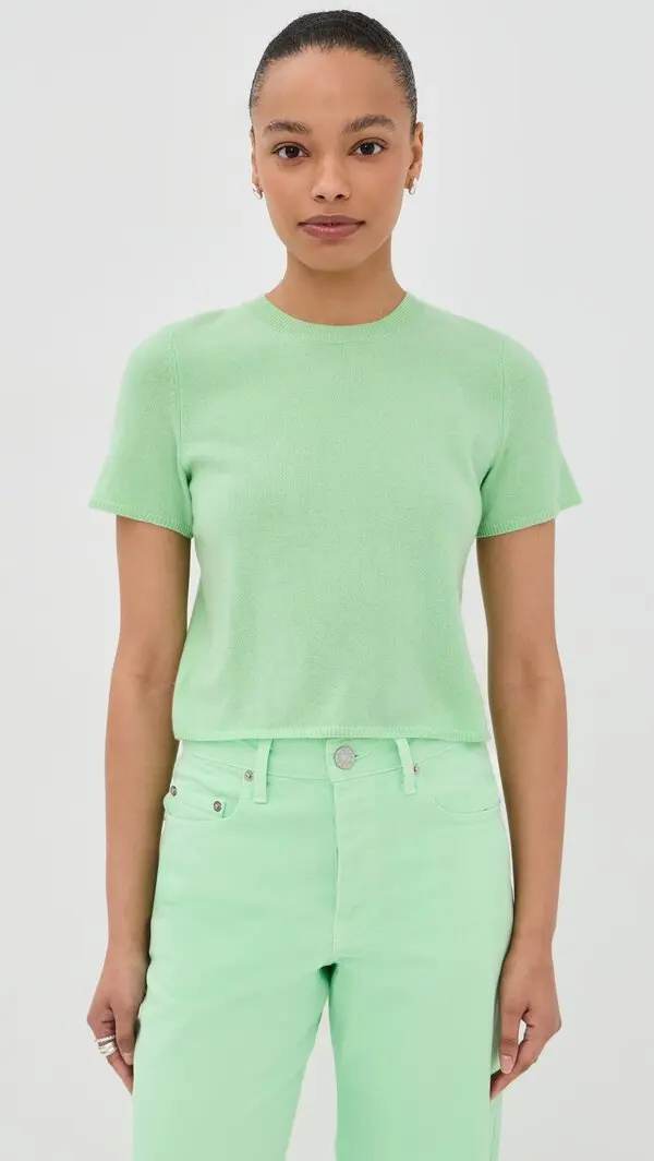 Sablyn Relaxed Cashmere Crew Neck Tee