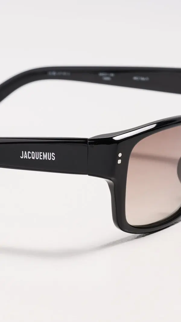 Jacquemus Square Frame Sunglasses - Black
