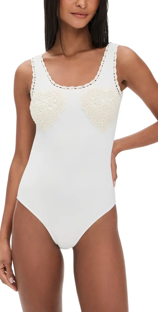 Sea Madelyn Crochet One Piece - White