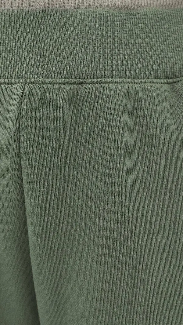 Tibi French Terry Sweatpants - Olive