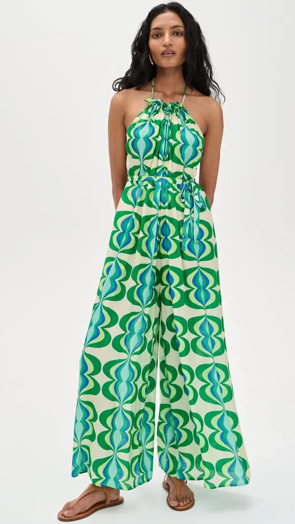 Sundress Sophie Halter Neck Jumpsuit