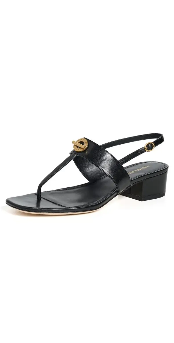 Veronica Beard Andie Sandals - Black