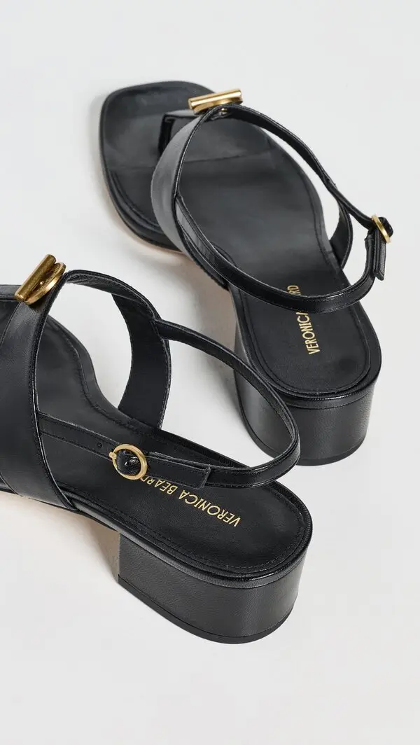 Veronica Beard Andie Sandals - Black