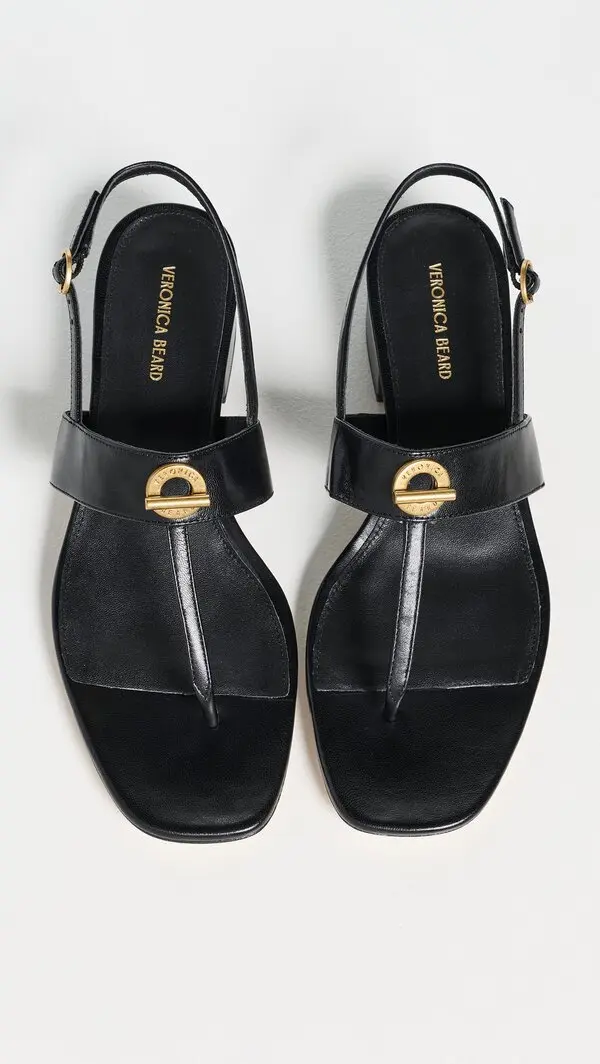 Veronica Beard Andie Sandals - Black