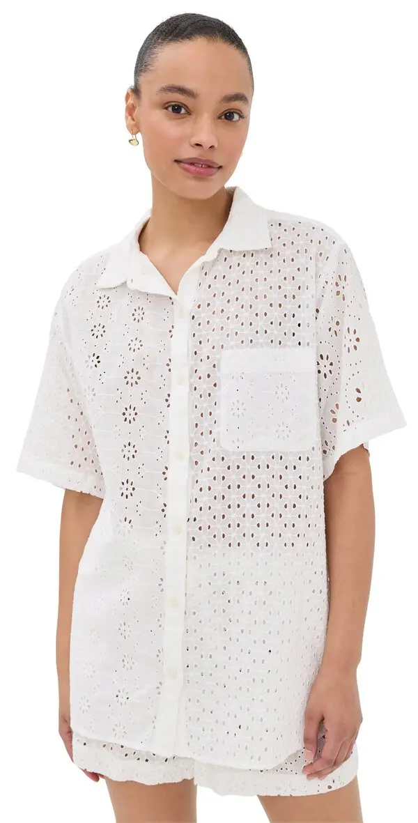 Polo Ralph Lauren Short Sleeve Shirt & Shorts Set - White