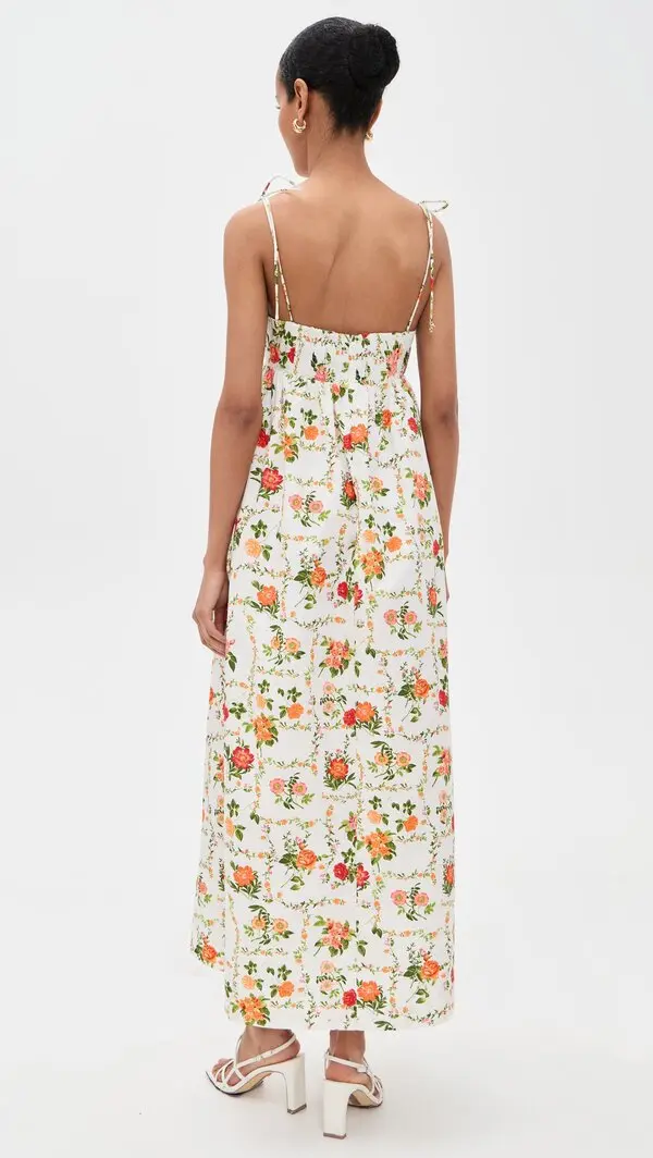 Line & Dot Anisa Maxi Dress In Floral Print