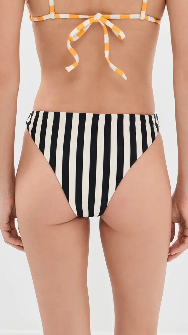SIMONMILLER Bwai Bikini Bottom - Black/white Stripe