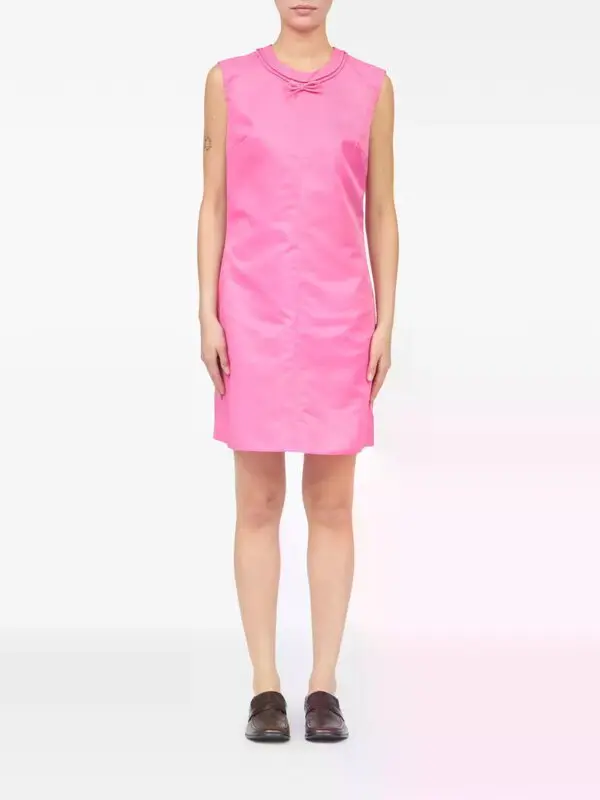 MAISON MARGIELA Bow Detail Mini Dress