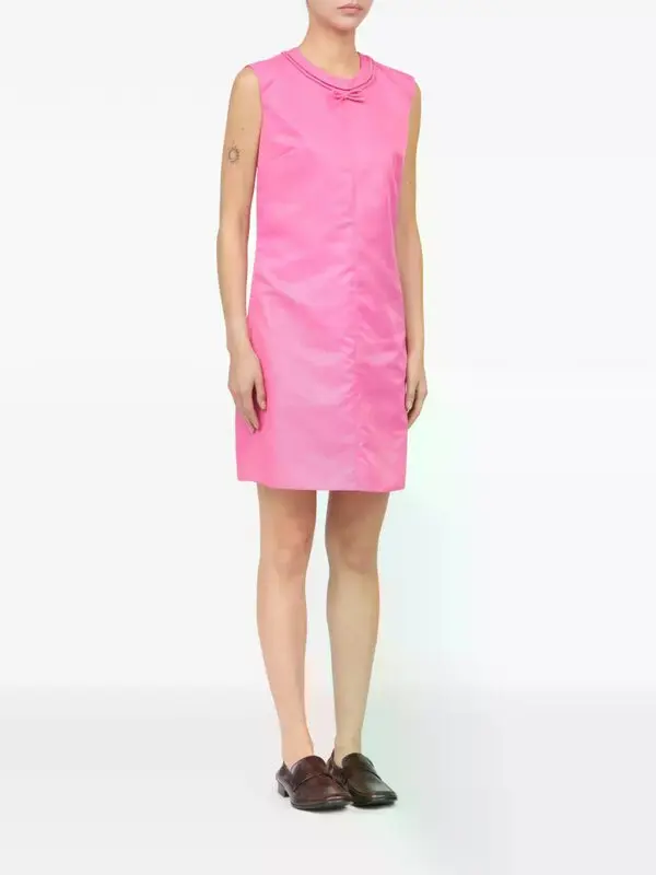 MAISON MARGIELA Bow Detail Mini Dress