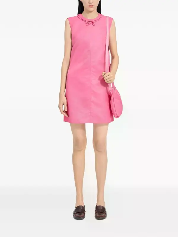 MAISON MARGIELA Bow Detail Mini Dress