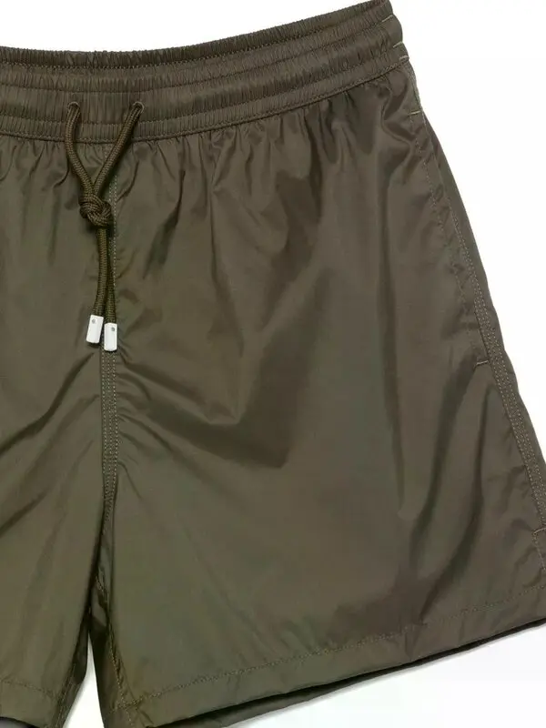 Fedeli Madeira Iconic Drawstring Swim Shorts - Green