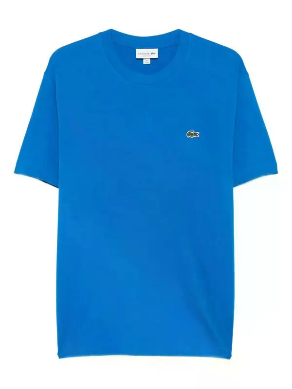 Lacoste Logo-detail Cotton T-shirt - Blue