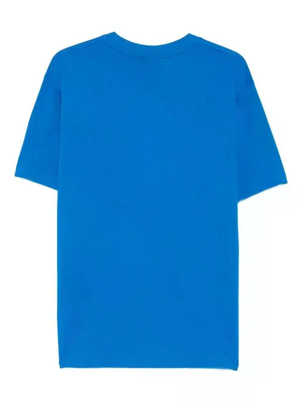 Lacoste Logo-detail Cotton T-shirt - Blue