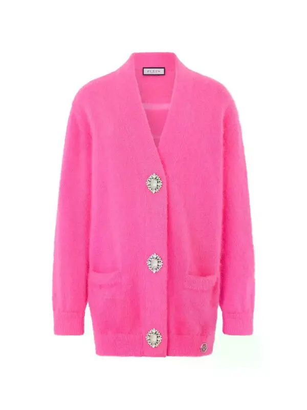 Philipp Plein Embellished V-neck Cardigan