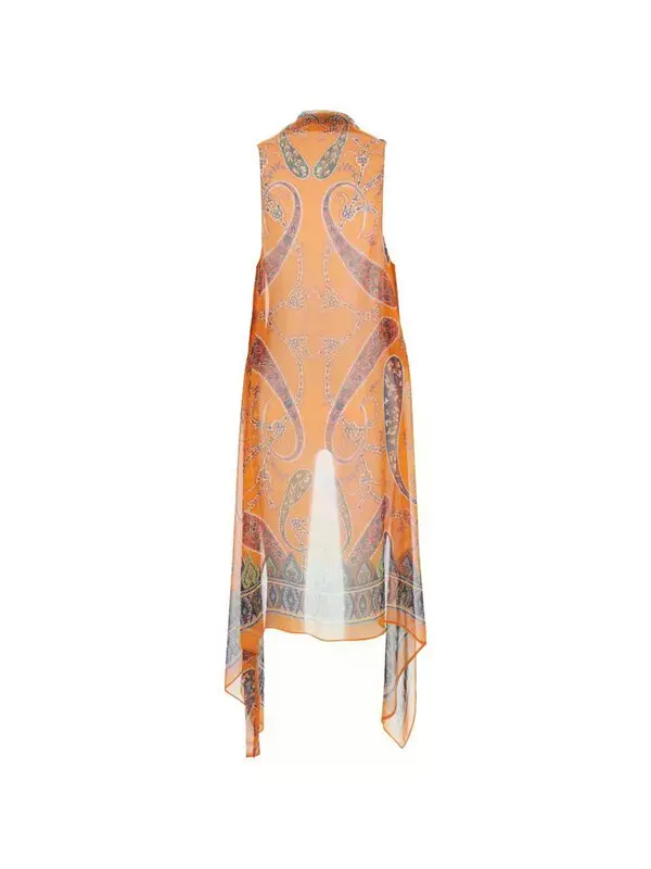 Etro Paisley Print Poncho