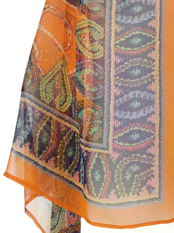 Etro Paisley Print Poncho