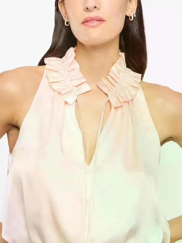 Cinq À Sept Lucianna Ruffled Top - Pink