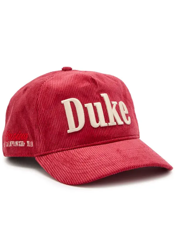 DUKE + DEXTER Corduroy Cap - Red