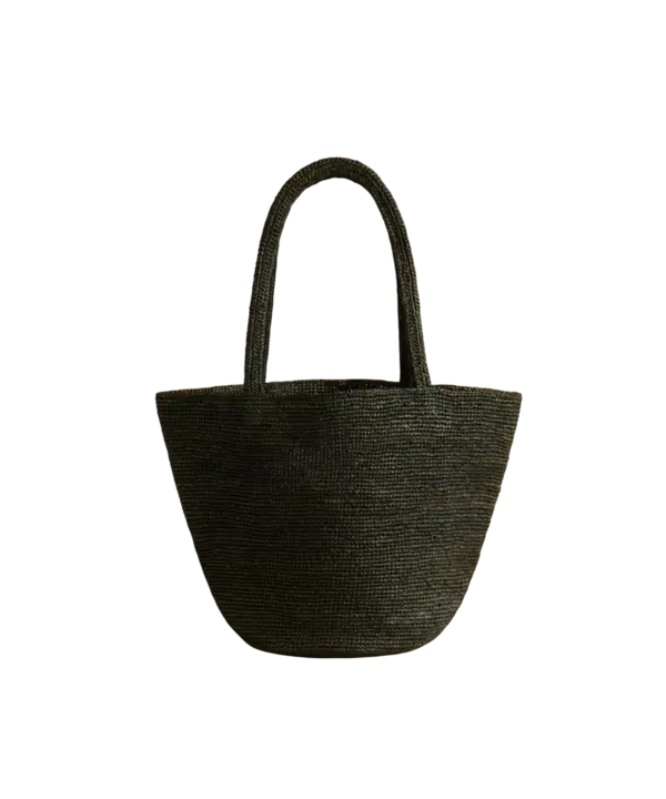 Jenni Kayne Hollis Raffia Bag - Olive