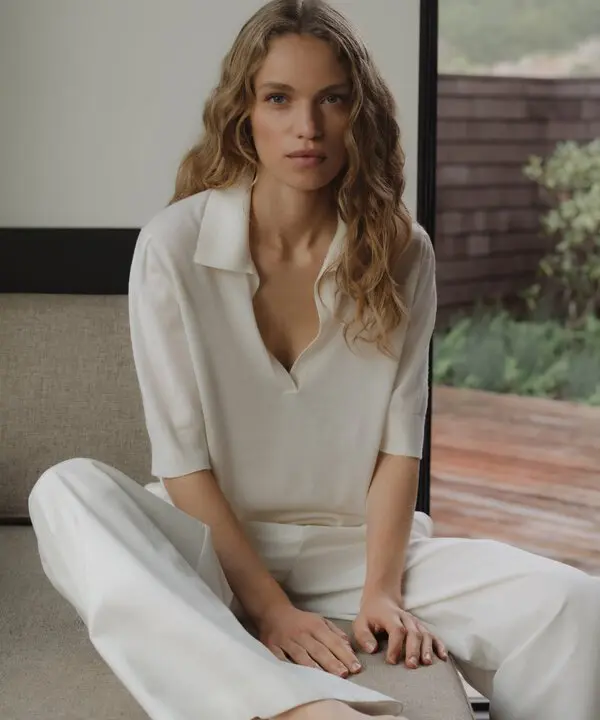 Jenni Kayne Courtney Knit Top - Ivory