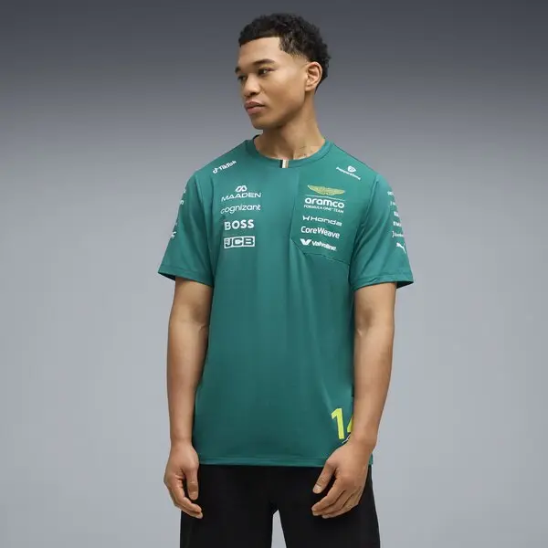 PUMA X Aston Martin Aramco F1® Team Replica Alonso T-shirt - Green