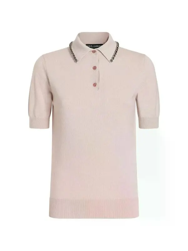 Dolce & Gabbana Cashmere Polo Top