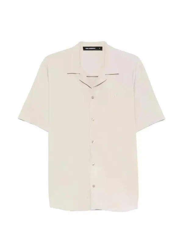 Karl Lagerfeld Buttoned Short-sleeves Shirt