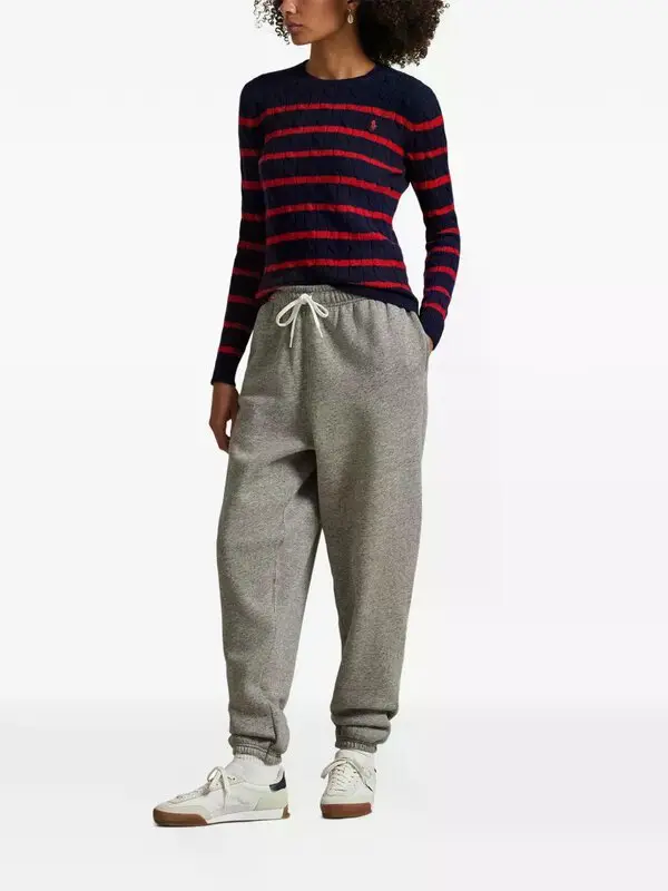 Polo Ralph Lauren Striped Cable-knit Sweater
