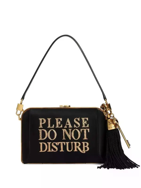 Dolce & Gabbana Dolce Box Satin And Laminated Ayers Handbag