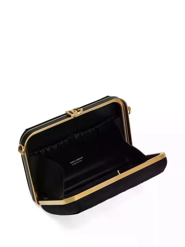 Dolce & Gabbana Dolce Box Satin And Laminated Ayers Handbag