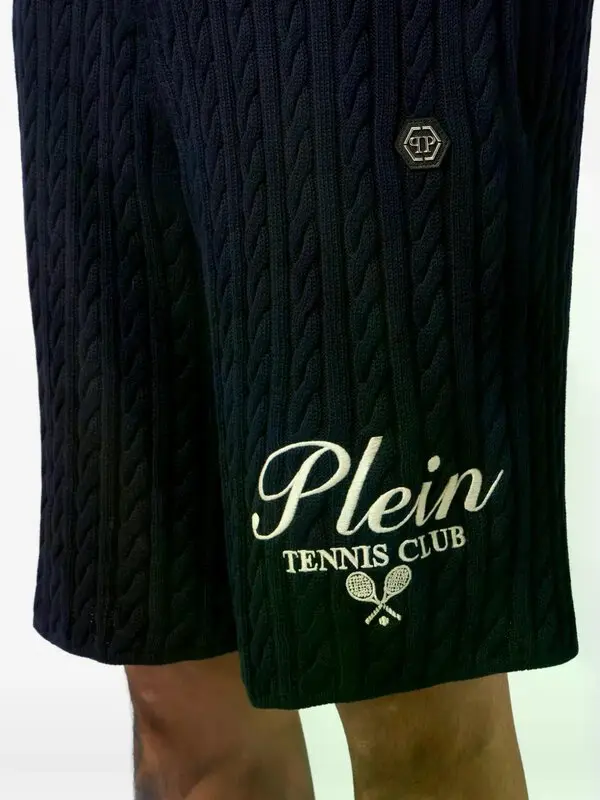 Philipp Plein Knitted Drawstring Bermuda Shorts
