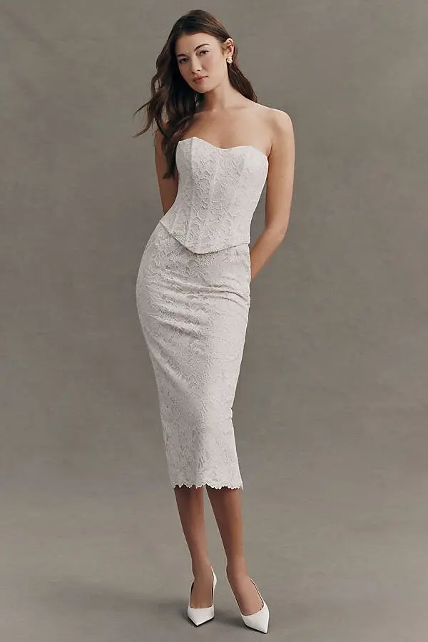 Jenny Yoo Chessa Midi Dress
