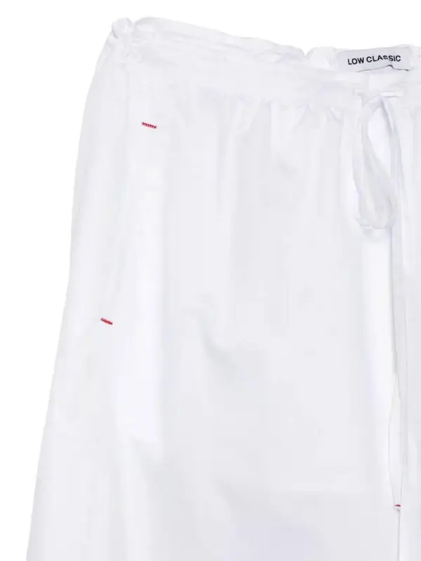 LOW CLASSIC Drawstring A-line Midi Skirt