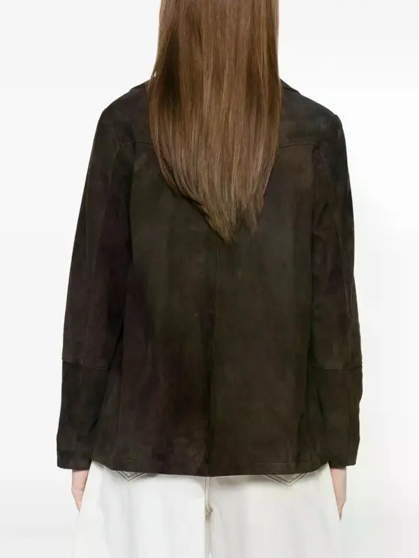 MARA BINI Double-breasted Suede Blazer